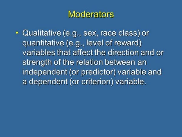 Moderation and Mediation Explained – Dr Martin Lea